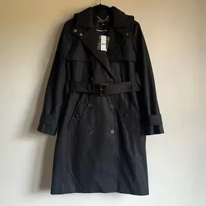 J. Crew | Jackets & Coats | Nwt Jcrew Icon Trench Coat In Black 2 ...